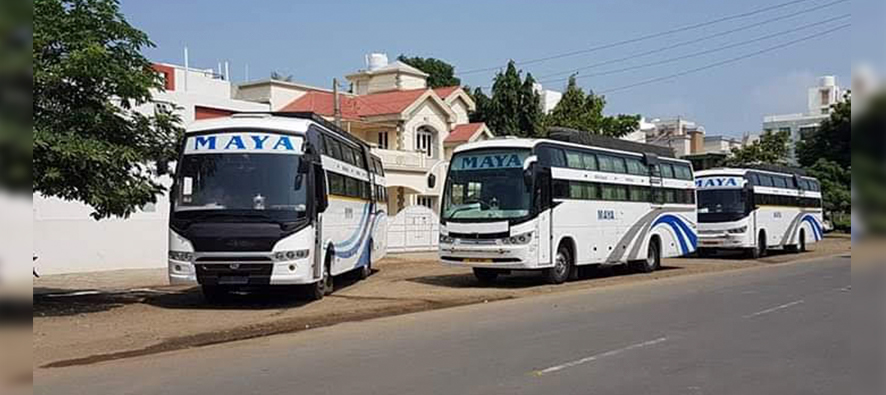 Photo Gallery, Bus Photos, Fleet Photos | Maya Travels